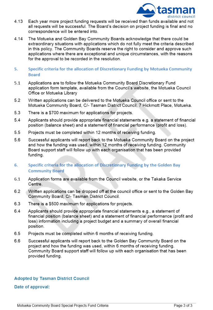 Agenda of Golden Bay Community Board - Monday, 3 April 2023