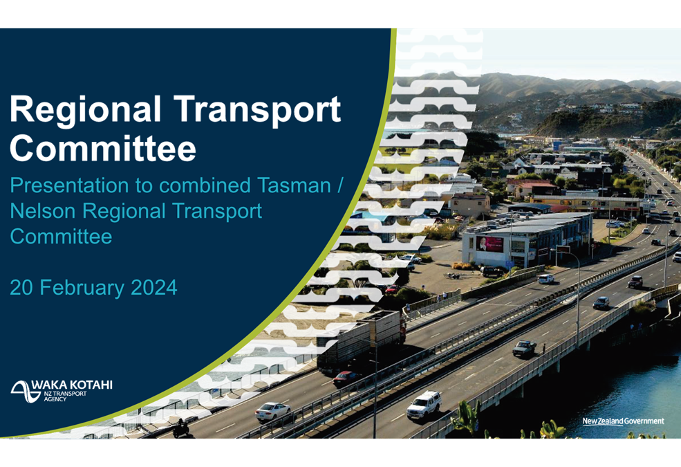 Agenda of Joint Nelson Tasman Regional Transport Committee - Tuesday ...