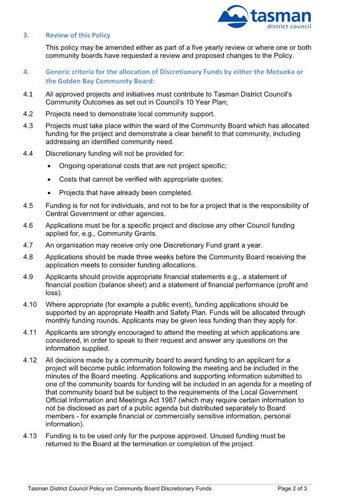 Agenda of Golden Bay Community Board - Monday, 17 February 2025